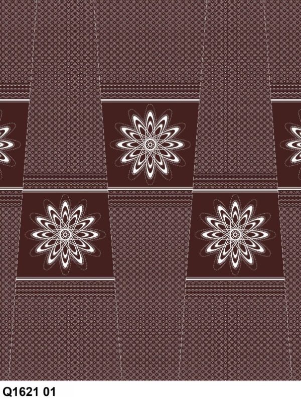 THREE CATS CW01 BROWN & WHITE SHWESHWE PANELS Q1621 01 - D.I Dadabhay