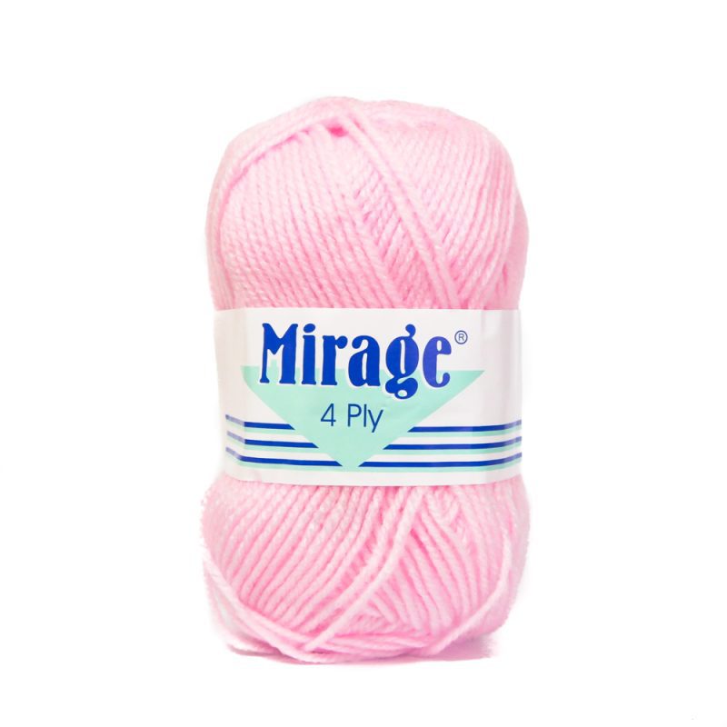 MIRAGE 4PLY BALLS - 042 SHELL PINK - D.I Dadabhay