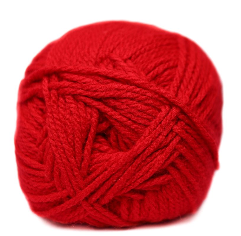 MIRAGE DOUBLE KNIT BALLS - 169 CHERRY RED - D.I Dadabhay