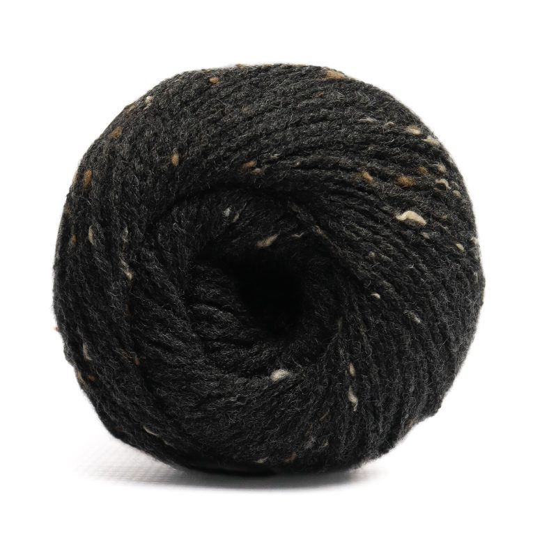 KAROO TWEED DOUBLE KNIT - 017 BLACK - D.I Dadabhay